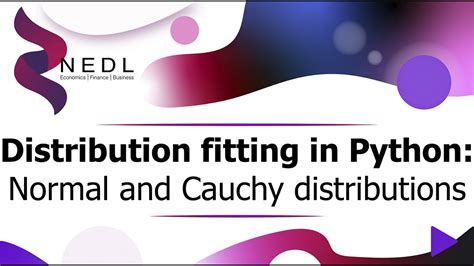 Distribution Fitting In Python Normal And Cauchy Distributions YouTube