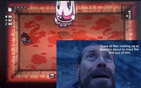 He Literally Just Gets Squashed Its Hilarious R Thebindingofisaac