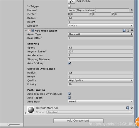 navmeshagent组件用法 navmeshagent nextposition csdn博客