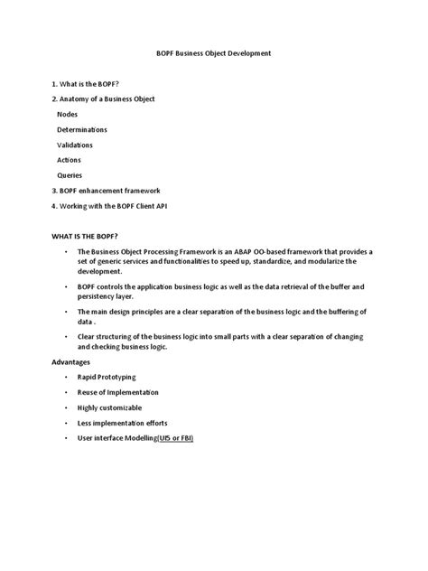 Sap Tm Bopf Learning Pdf Object Computer Science Computer Science