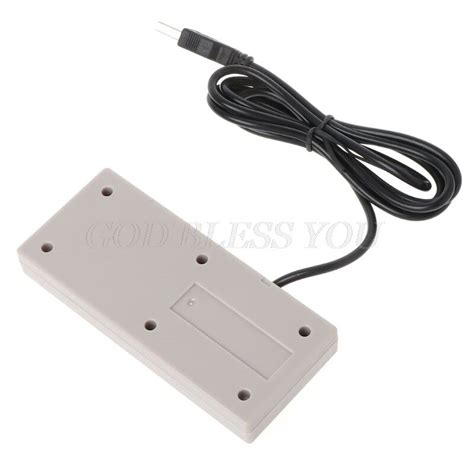 Usb Gaming Controller Plug Play Plastic Black Gray Grandado