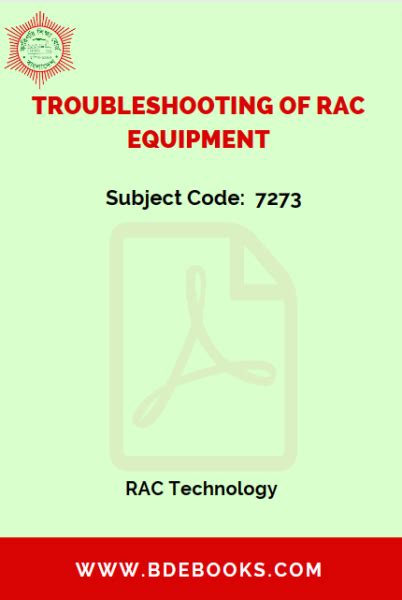 Troubleshooting Of Rac Equipment 7273 By Bteb Books Pdf Book Download