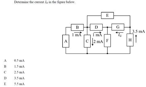solved determine the current ig in the figure below