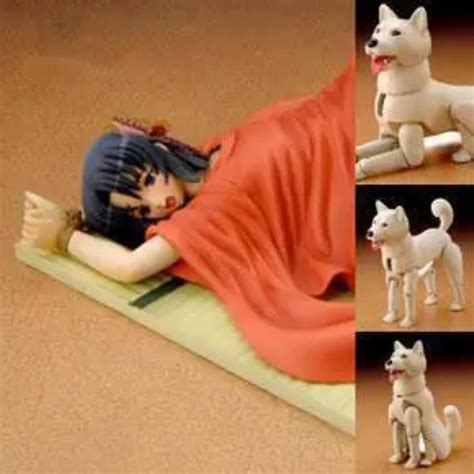 Fripubo Japanese Girl Anime Figures 18 Girl And Dog Pvc