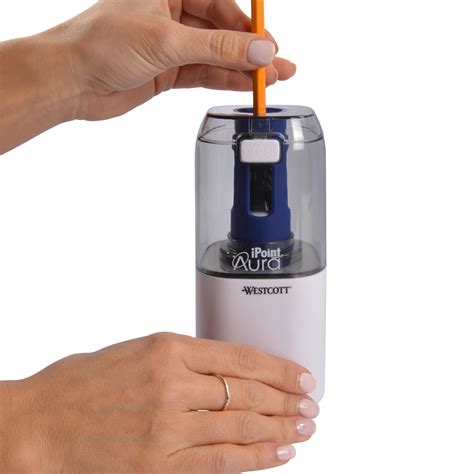 Westcott Ipoint® Aura Electric Pencil Sharpener Assorted Colors 1721 Westcottbrand