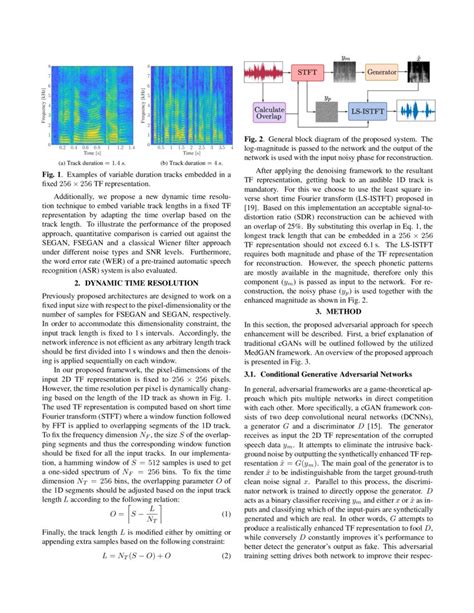 Perceptual Speech Enhancement Via Generative Adversarial Networks DeepAI