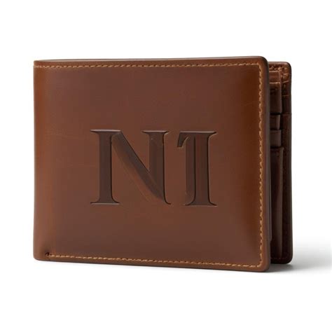 Personalized Monogram Leather Wallet Leather House Pro