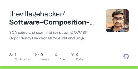 GitHub Thevillagehacker Software Composition Analysis SCA Setup And Scanning Script Using