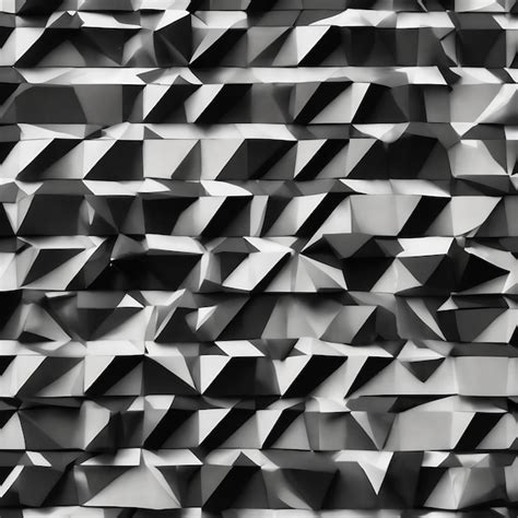 Premium Ai Image Geometric Abstract Background Triangle Texture Bw