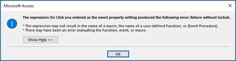 Access Expression On Click Error For Form Button Debra Ds Blog