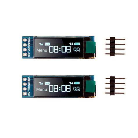 Módulo De Pantalla Lcd Oled Para Arduino 0 91 Pulgadas 128x32 I2c Iic Serial Color Azul Y