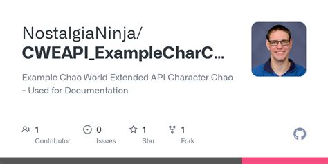 GitHub NostalgiaNinja CWEAPI ExampleCharChao Example Chao World Extended API Character Chao