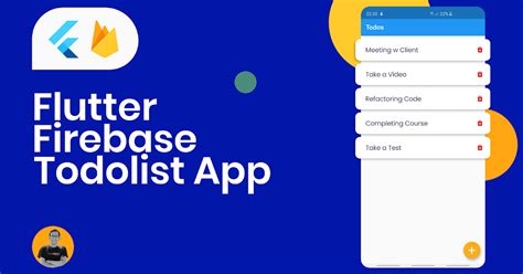 create a flutter firebase crud todolist app from scratch