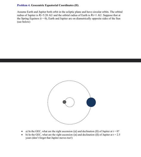 Problem 4 Geocentric Equatorial Coordinates Ii