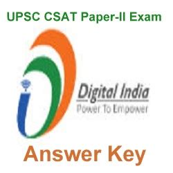 UPSC CSAT Paper 2 Answer Key 2024 Set A B C D Question Paper With Solution
