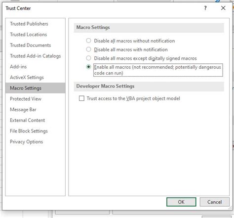 How To Enable Macros In Excel 365