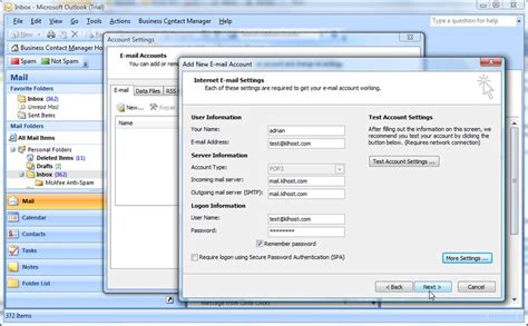 How To Setup Email Address In Microsoft Outlook Malaysia Web And Email Hosting Service
