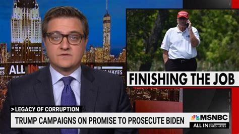 chris hayes warns trump is running on a platform of retribution video