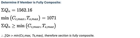 composite beam flexural design aisc 360