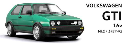 Vw Mk2 Gti 16v Parts And Accessories 1985 1992 Engine Belts Parts