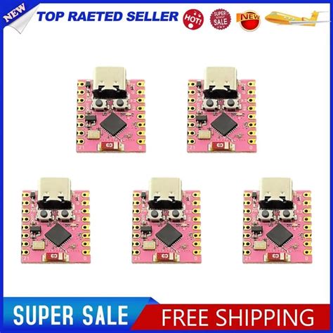 Esp32 C3 Dev Board 3 3 6v Power Supply Esp32 Supermini Low Power Pink