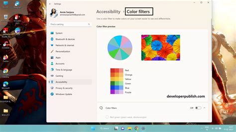 Color Filters In Windows