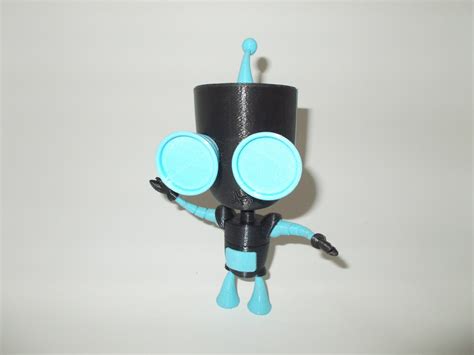 Download Stl File Gir Invader Zim • Model To 3d Print ・ Cults