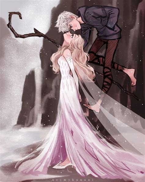 Pin By Kash On Dise O De Personajes Jack Frost And Elsa Jack Frost Jelsa Fanart
