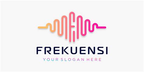 문자 F는 음파 기호 디자인과 결합되었습니다 현대적인 사운드 이퀄라이저 전파 아이콘 음악 주파수 음악 앱용 추상 디지털