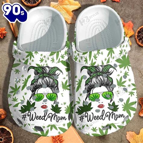 Weed Mom Weed Leaf Clog Hearthtops Store