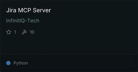 Jira Mcp Server Glama