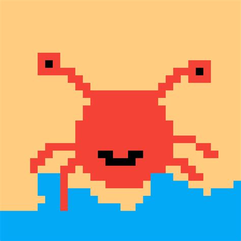 Pixilart Crab Rave UwU By Floofy Dude