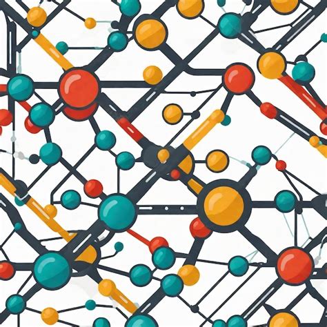 Premium Ai Image Molecular Structure Diagram