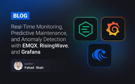 Risingwave On Linkedin Real Time Monitoring Predictive Maintenance And Anomaly Detection With