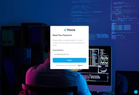 hoxia react web hosting and web domain template