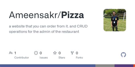 GitHub Ameensakr Pizza A Website That You Can Order From It And CRUD Operations For The
