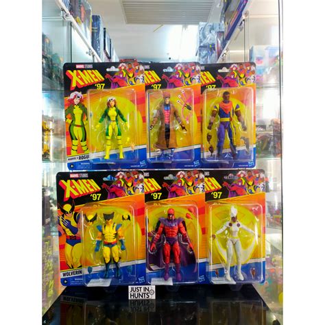 Marvel Legends Retro Series 6” Xmen 1997 Set Of 6 Wolverine Magneto