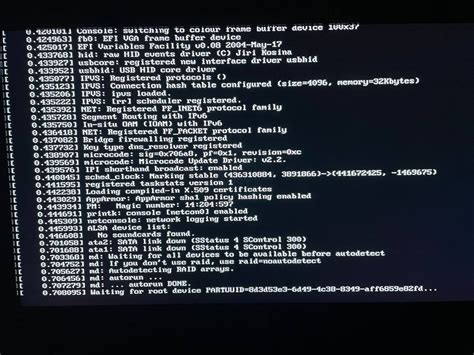 inconsistent boot behavior and errors on intel nuc home assistant os