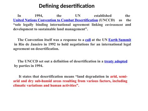 Desertification Definition And Its Effect Pptx