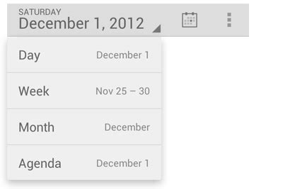 Android Action Bar Vs Toolbar Spinner Vs Dropdown User Experience Stack Exchange