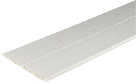 Wickes Pvcu White Ash Effect Interior Cladding 250 X 2500mm Uk