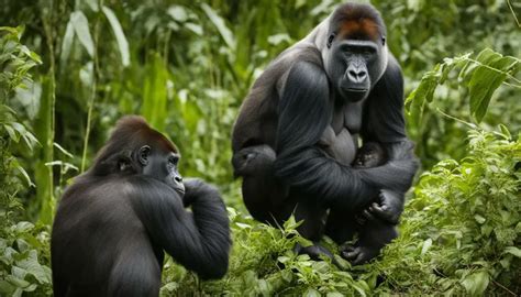 how do gorillas mate and reproduce in the wild