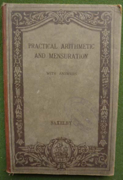 Priory Antiques Practical Arithmetic And Mensuration With Answers