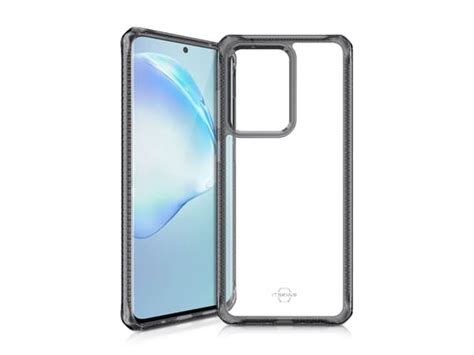 Itskins Hybrid Clear Skydd För Samsung Galaxy S20 Ultra 4g 5g® Svart