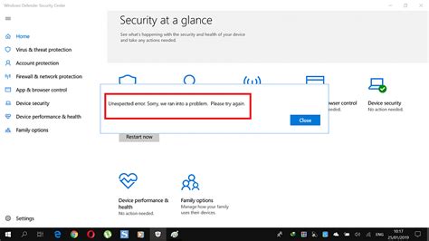 Windows Defender Fatal Error On Windows Home Single Language Windows Forums