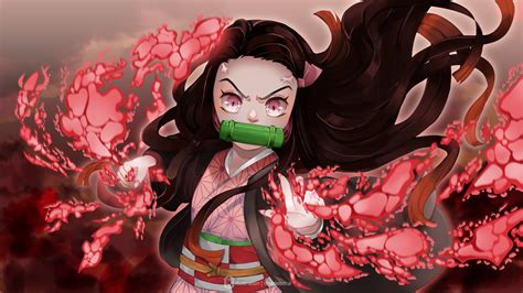 Angry Nezuko Wallpapers Wallpaper Cave
