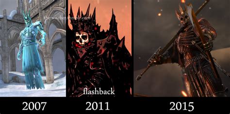 Then Now Eredin Br Acc Glas The Witcher