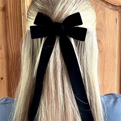 Small Black Bow Etsy