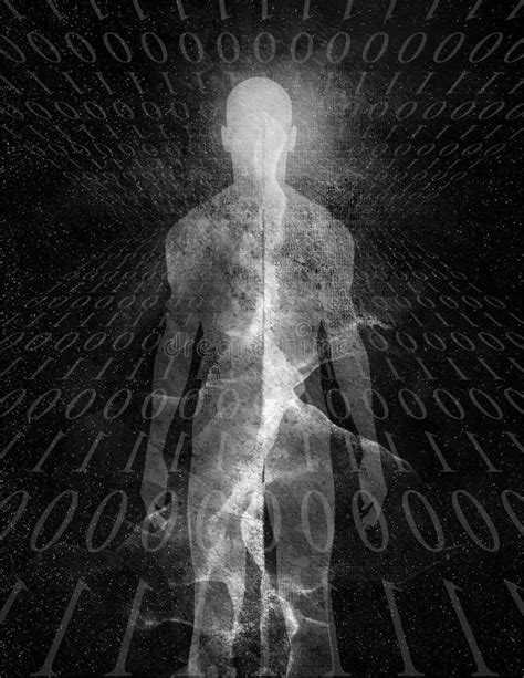 Binary Man Abstract Stock Illustration Illustration Of Ethereal 8744381