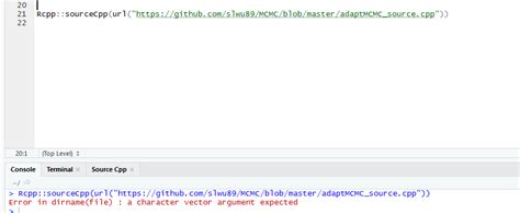 Rcpp How To Source From Online Cpp Open Source Like Github From